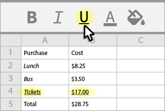 Typing Lessons | Formatting Cells - Typing.com